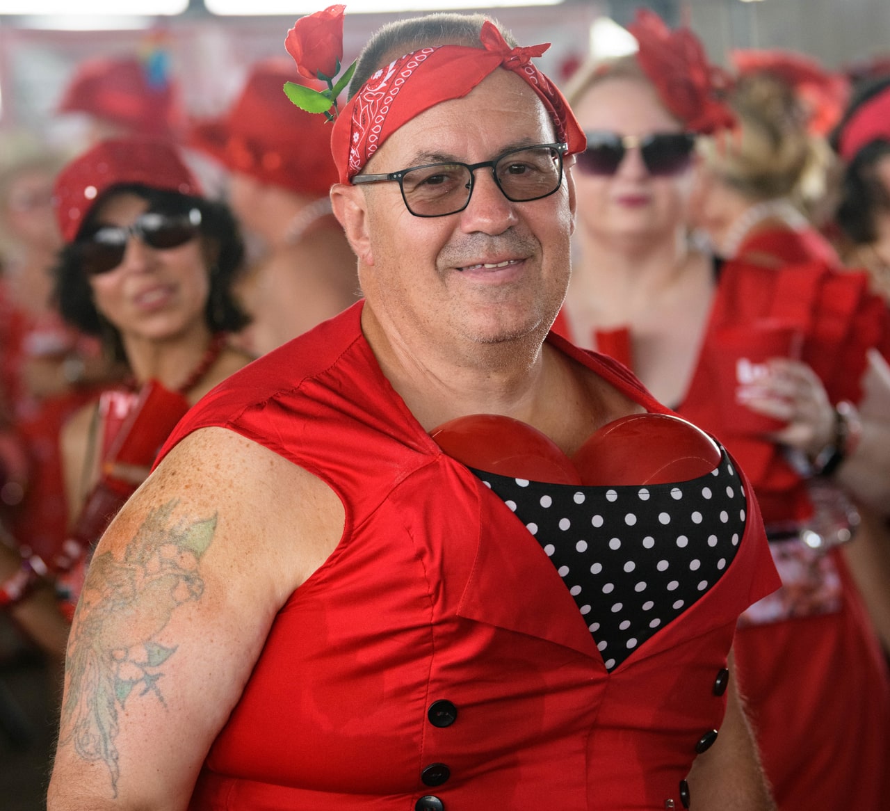 PHOTOS: Hundreds come dressed to impress at Red Dress Run 2019